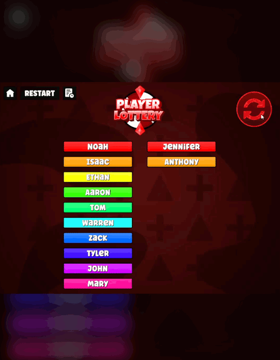 Player Lottery - GameTik Studio – KRUSTY GAMES